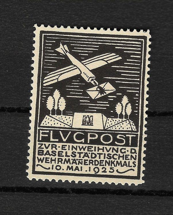 VIGNETTE Nr.12 BASEL POSTFRISCH** SBK 30 Fr. (Neu (gemäss Beschreibung ...