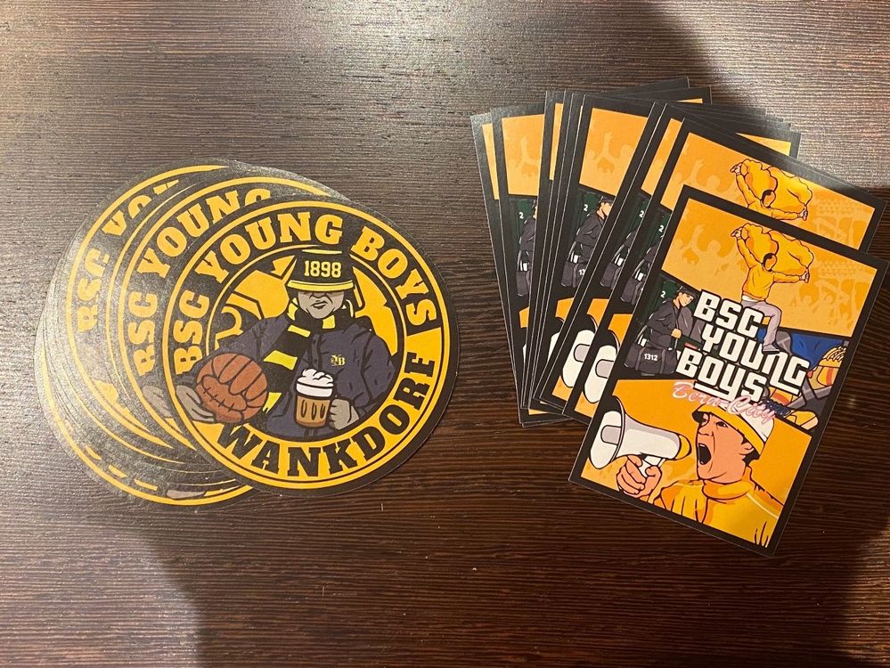 20 BSC YB Stickers (Neu (gemäss Beschreibung)) in Zofingen für CHF 15 ...