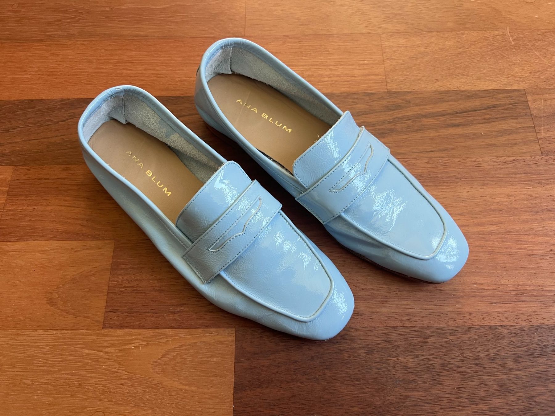 Stylische Ana Blum Loafers, hellblau, Gr. 38, Top Zustand! (Gebraucht ...