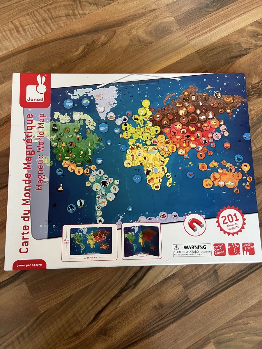 Magnet-Weltkarte (Gebraucht) in Nuglar für CHF 5 – mit Lieferung auf ...