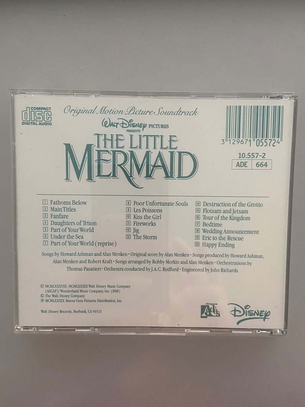 Walt Disney's Arielle - Die kleine Meerjungfrau CD (Gebraucht) in Lyss ...