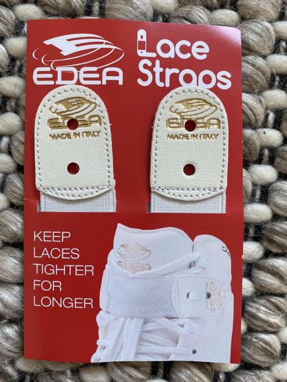 Edea Schnürriemen Lace Straps Eiskunstlaufschuhe weiss NEU (Neu (gemäss Beschreibung)) in für ...