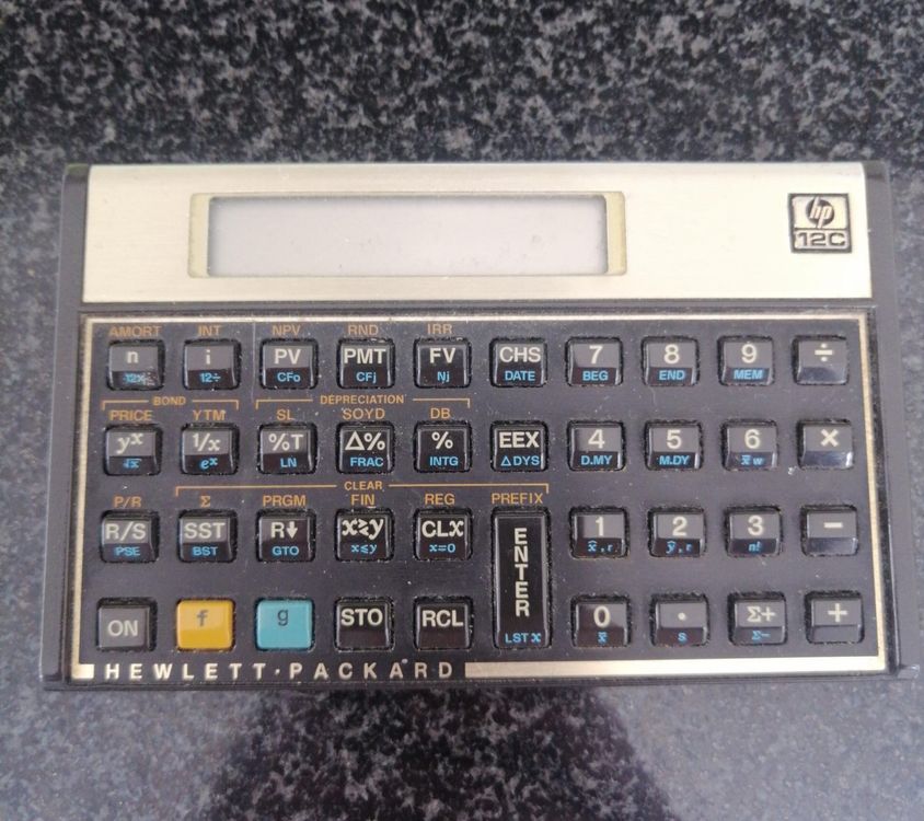 Vintage hp 12C Taschenrechner (Gebraucht) in Bonstetten für CHF 30 – mit Lieferung auf Ricardo ...