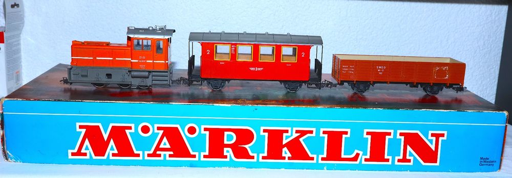 KOMPLETTER ZUG INKL. SCHIENEN MÄRKLIN MINEX SPUR Om (Gebraucht) in ...