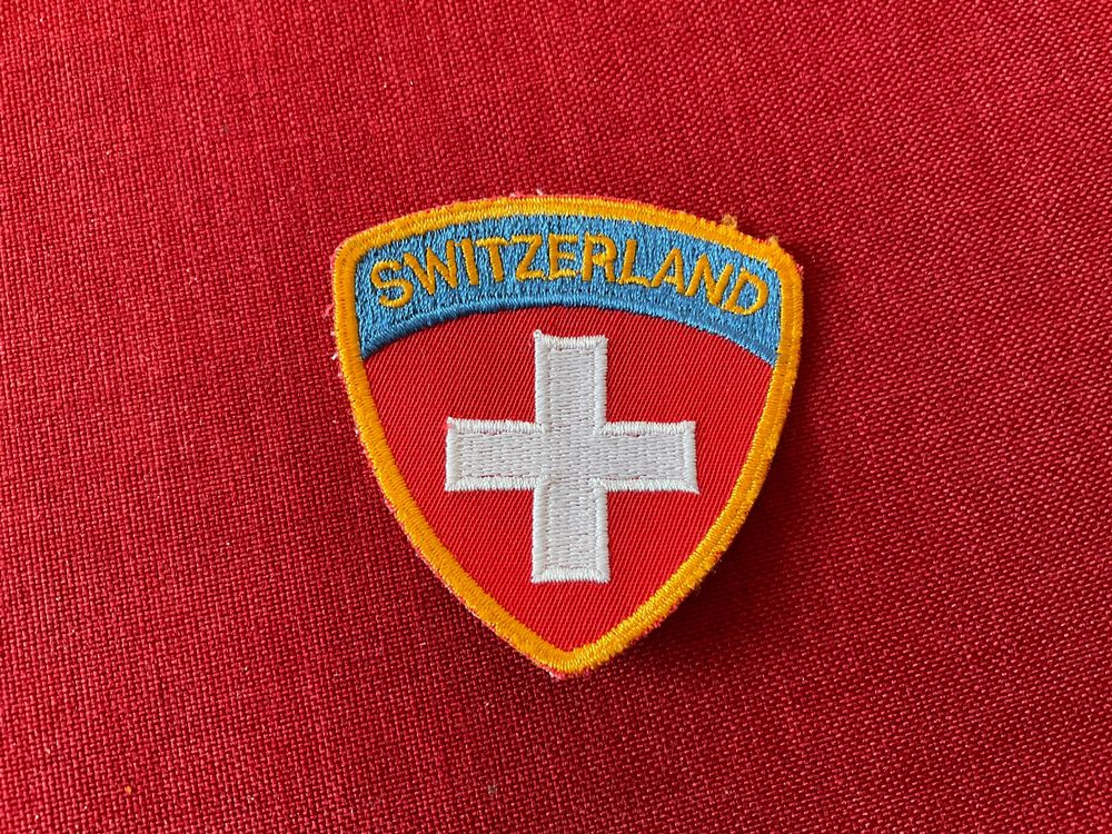 Vintage Schweiz Patch - Nationalflagge Stickerei🇨🇭 (Gebraucht) in ...