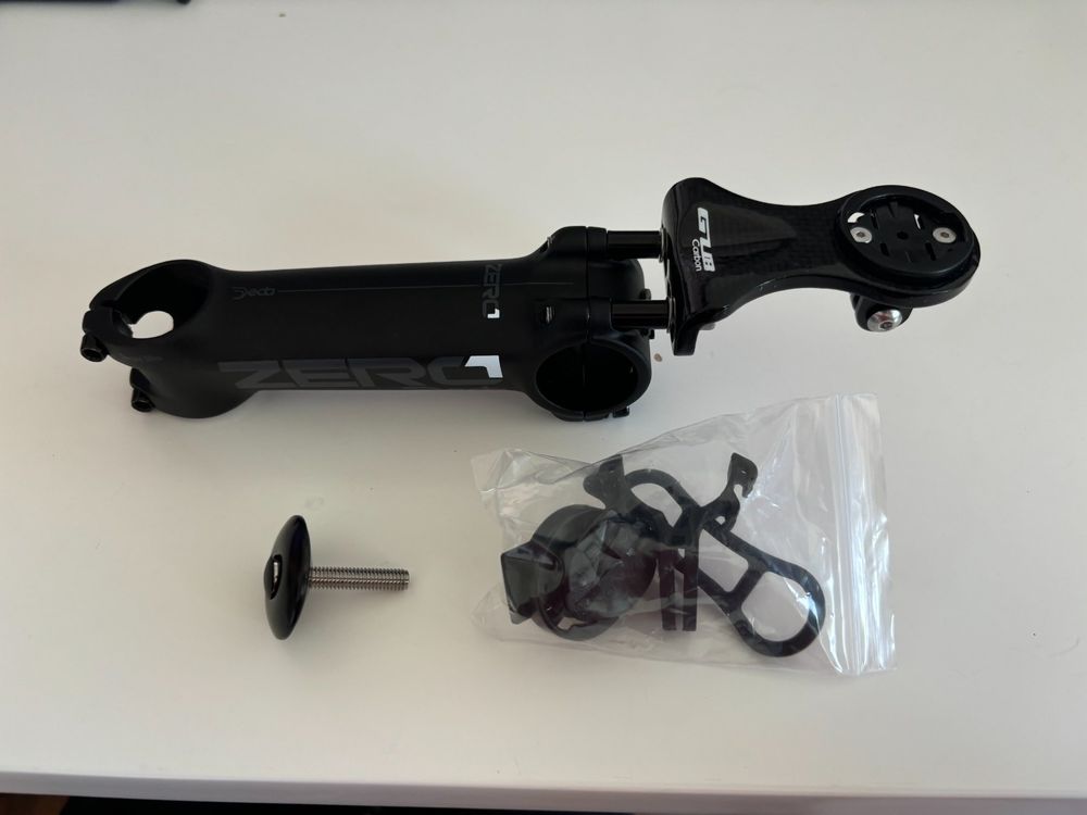 Vorbau für Rennrad 120mm 10° inkl. Garmin Computer Halter (Gebraucht ...