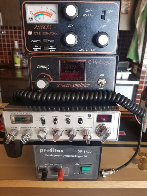 CB Funkgerät Superstar 3900 + Tos/Matcher + Preamp + Netzger (Gebraucht ...