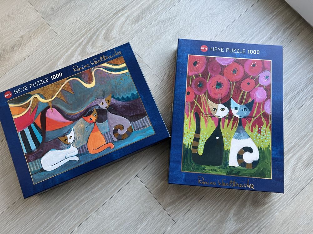 Zwei Puzzle von Rosina Wachtmeister / 1000 Teile (Gebraucht) in Wiesendangen für CHF 16 – mit ...