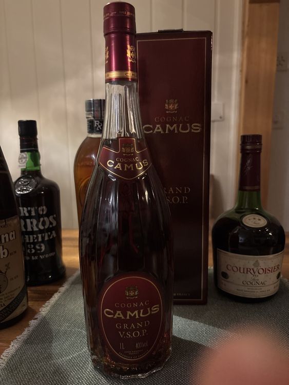 Camus Grand VSOP Cognac – alte Abfüllung mit Box (40%, 1L) (Neu und ...