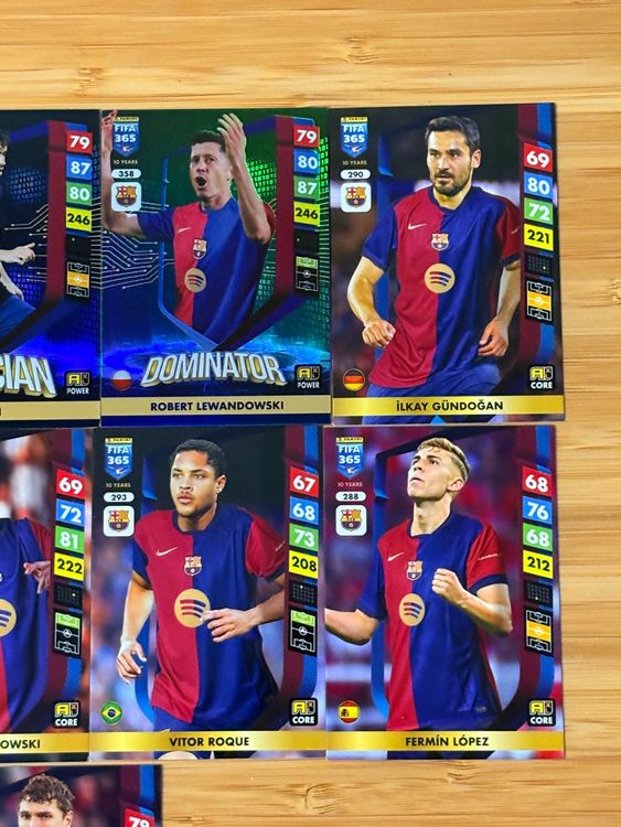 FC Barcelona x15 Cards Set Panini FIFA 365 Adrenalyn XL 2025 (Neu ...