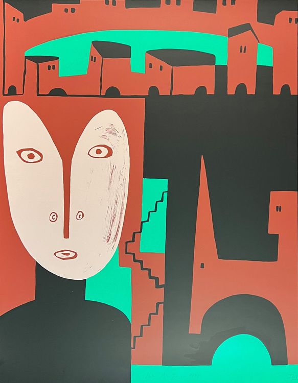 Ina Barfuss. Siebdruck, 1995. Eines von 40 Exemplaren (Gebraucht) in ...