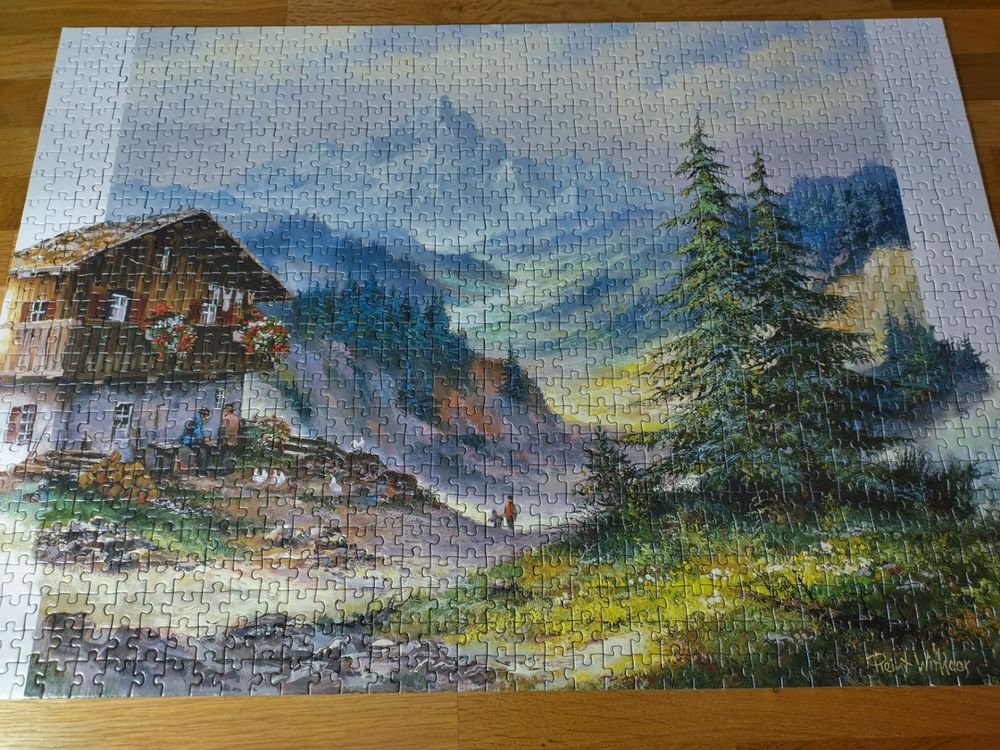 1000er Puzzle Art Puzzle Berge | Kaufen auf Ricardo