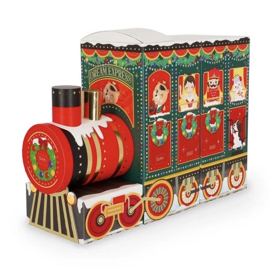 Lot de 2 Calendriers de l'Avent Train - vide de chez Legami (D'occasion ...