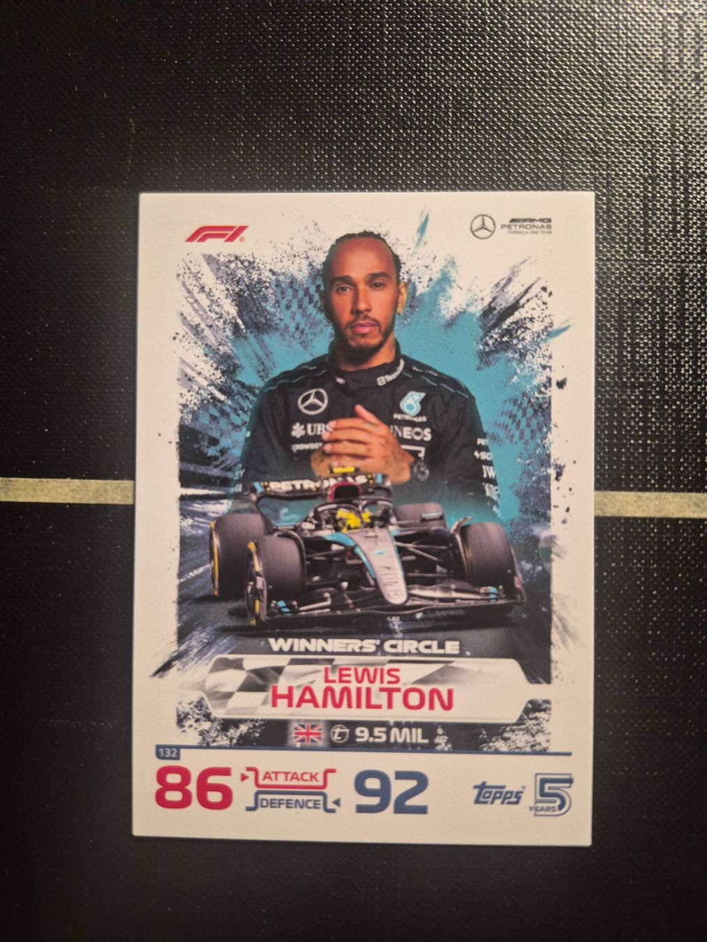 Lewis Hamilton AMG Mercedes F1 Team Topps Turbo Attax 2024 (Gebraucht ...