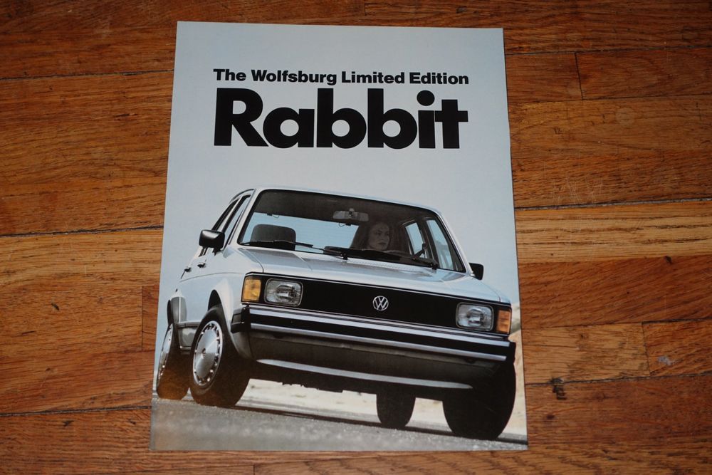 VW WOLFSBURG RABBIT BROCHURE OLDTIMER VINTAGE | Kaufen auf Ricardo
