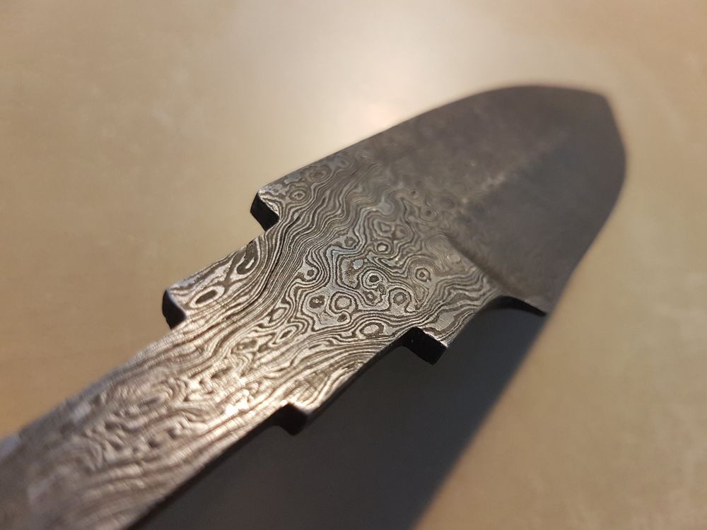 Messer-Rohling / Messer-Klinge / Klingen-Rohling - Damast (Neu (gemäss ...