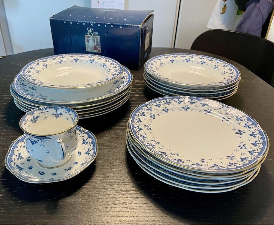 Zepter Eden Dinner und Kaffee Set fuer 6 aus Porzellan (Gebraucht) in ...