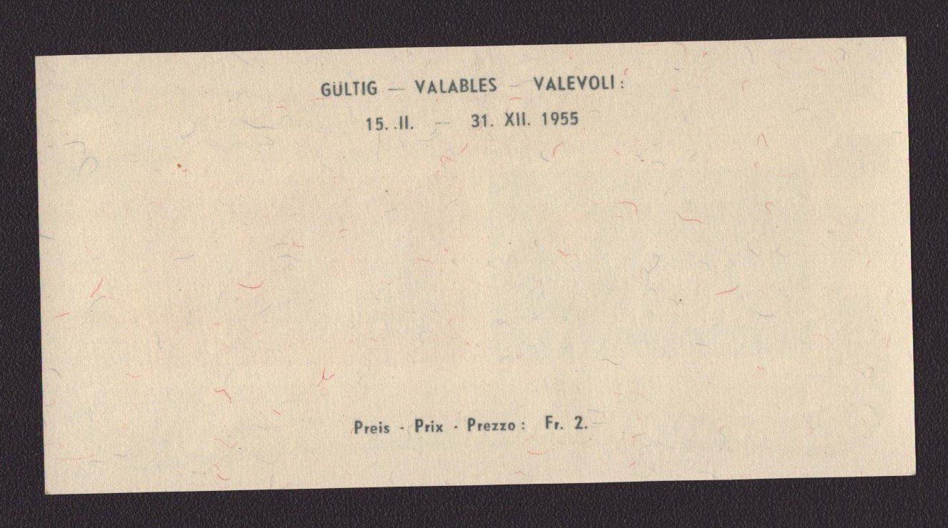 1955 W35 bloc neuf * (D'occasion) à Delémont pour CHF 5 – avec ...