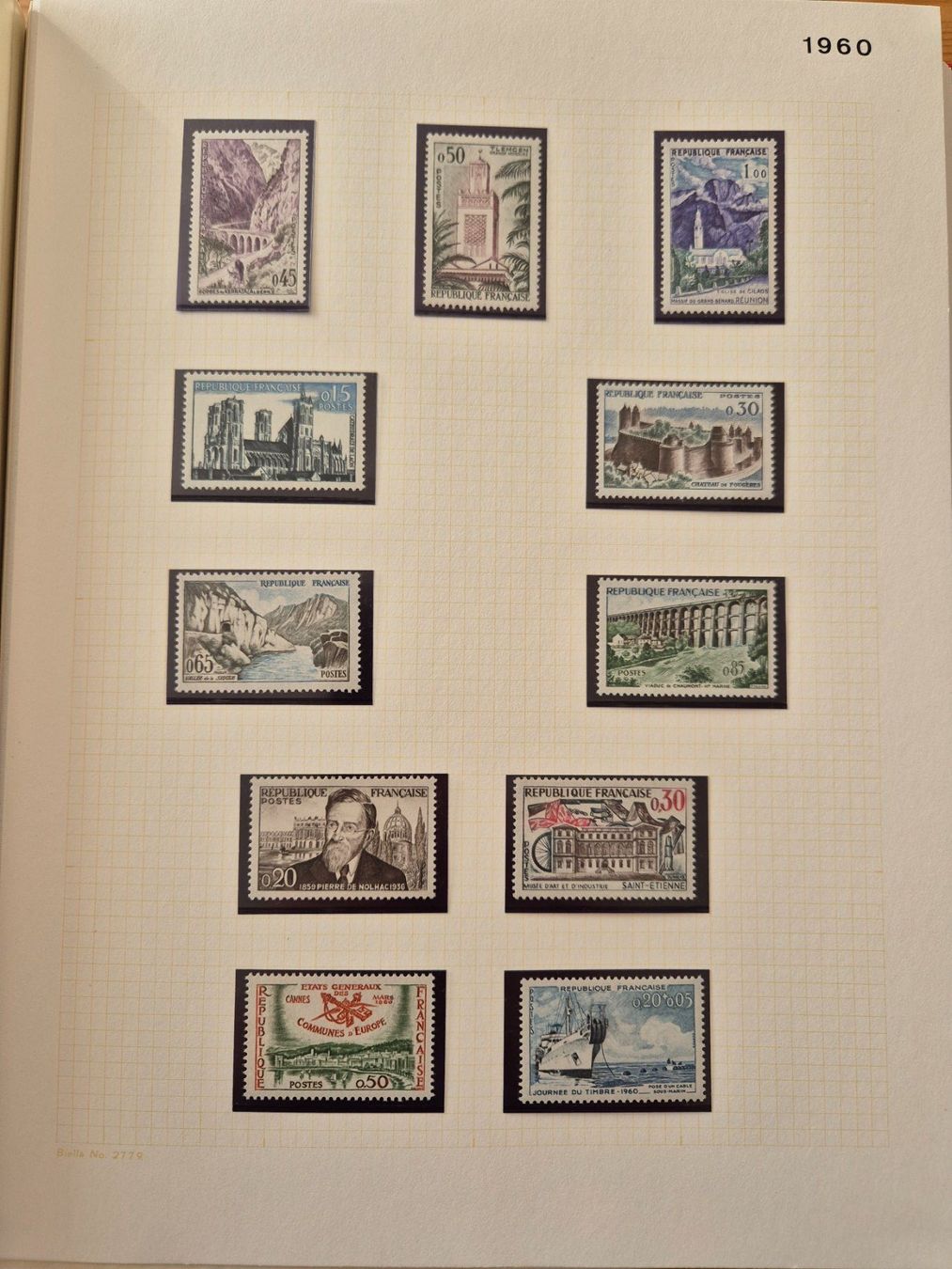 Frankreich Briefmarken ** Julier Album ab 1960-69 ge.Bilder (Gebraucht ...