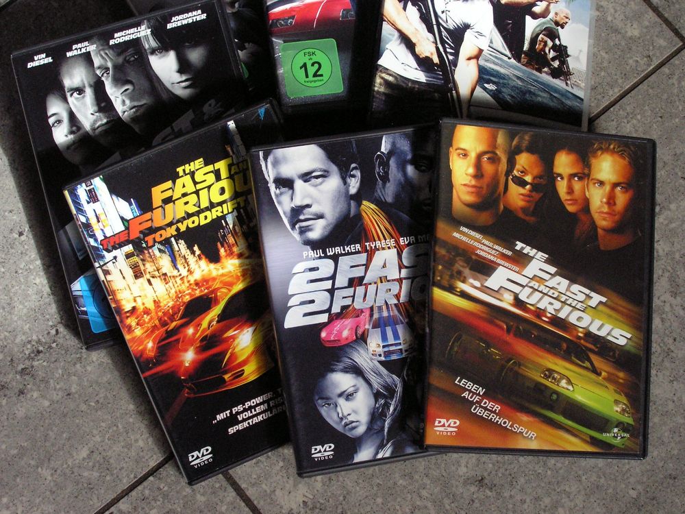 THE FAST AND THE FURIOUS DVD- SAMMLUNG 1 - 7 | Kaufen auf Ricardo