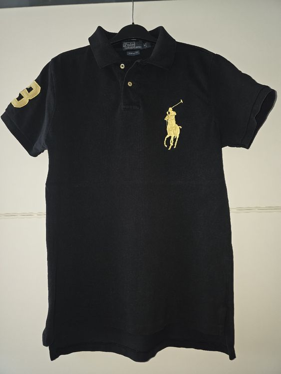 Polo Ralph Lauren Big Pony Noir Custom Fit Taille M (Gebraucht) in ...