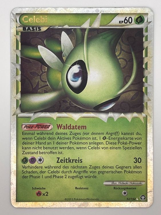 Celebi 92/102 Holo Prime Pokémon HGSS Triumphant | Kaufen auf Ricardo