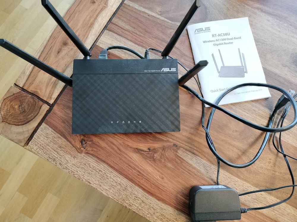 Asus RT-AC58 U Wireless-AC1300 Dual-Band Gigabit Router | Kaufen auf ...