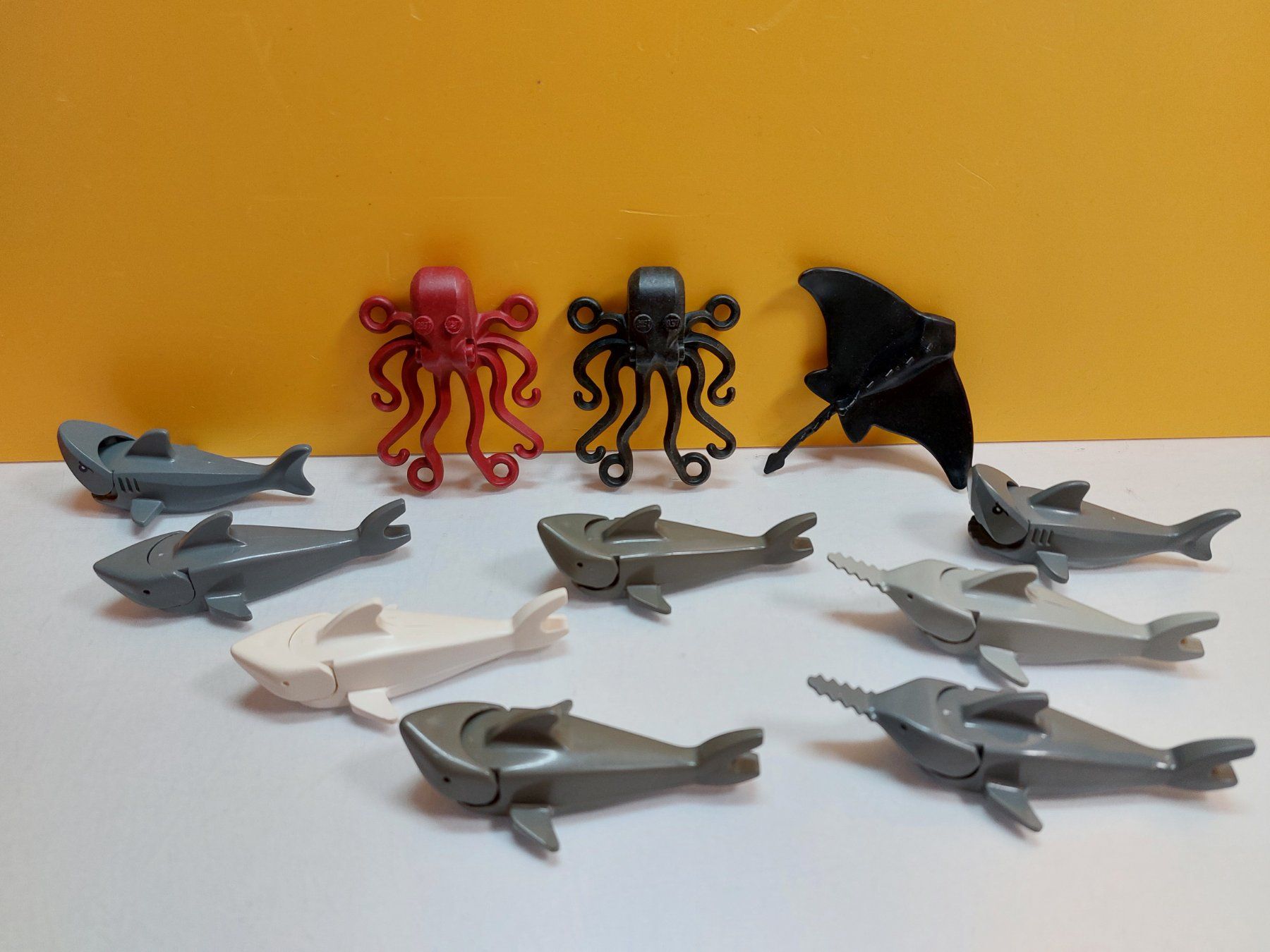 LEGO System - City: Wassertiere - 8 Haie, Rochen, Tintenf. (Gebraucht ...