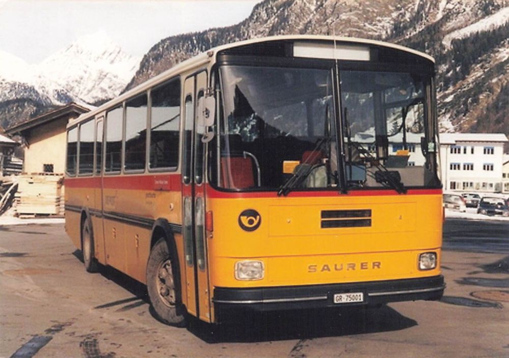 Postauto Voiture postale Auto Postale PTT Foto Saurer Gr (Gebraucht) in ...