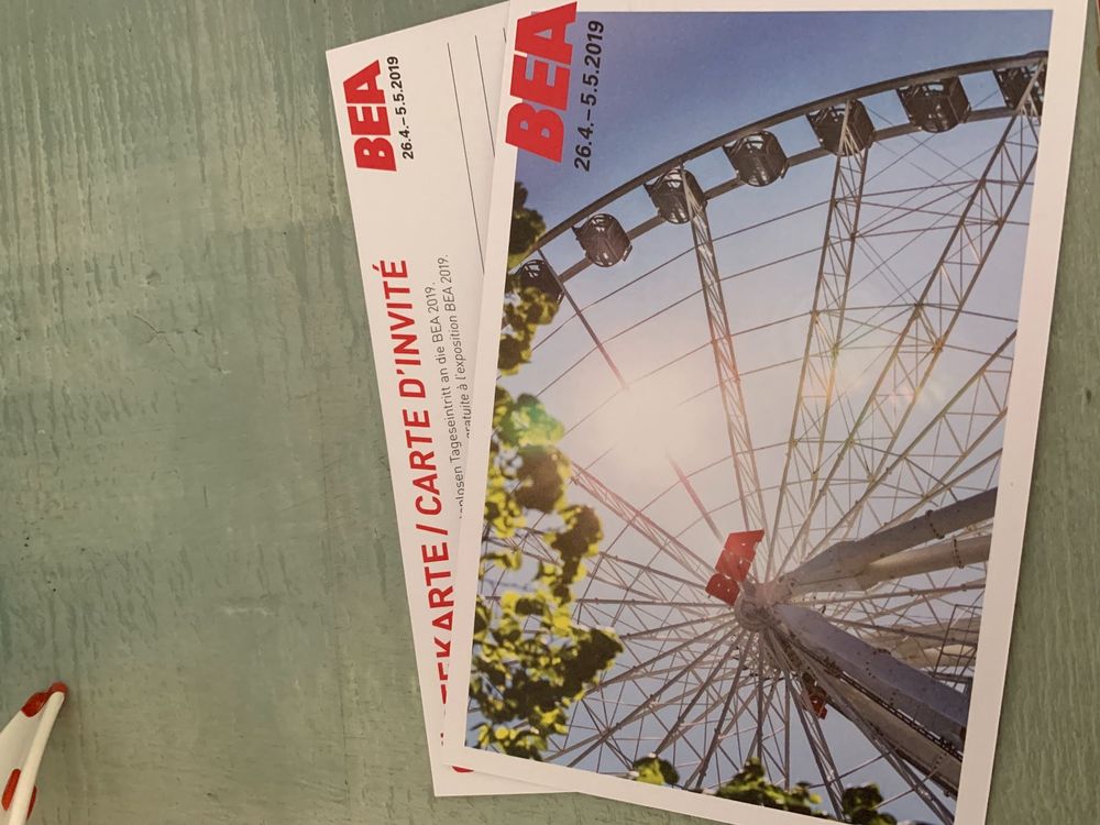 2 Eintritte BEA | Kaufen auf Ricardo