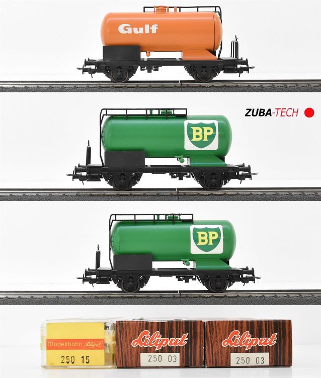 Liliput 3x Kesselwagen H0 GS mit OVP | Kaufen auf Ricardo