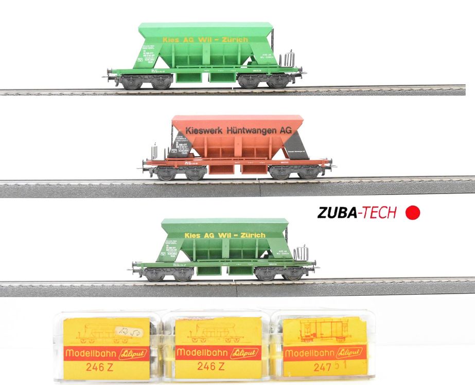 Liliput 3x Kieswagen der SBB H0 GS mit OVP (Gebraucht) in St. Gallen für CHF 41 – mit Lieferung ...
