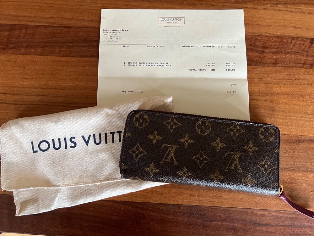 Portmonnaie Louis Vuitton Clémence | Kaufen auf Ricardo