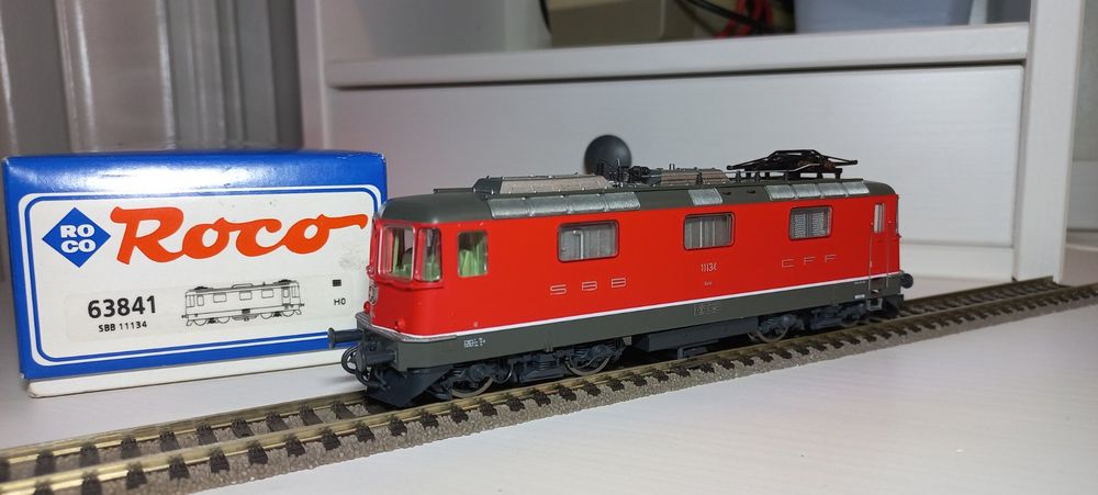 Roco 63841 SBB Re 4/4 II 11134 Rot H0 1:87 DC | Kaufen auf Ricardo