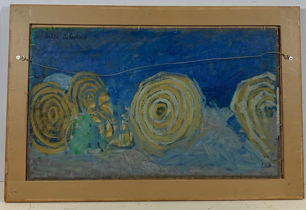 André Aeberhardt (1920) Gemälde -Strand Szene (Gebraucht) in Root für CHF 115 – mit Lieferung ...