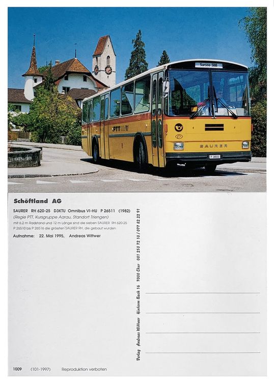 Schöftland Kulm Suhrental Aargau Sursee Postauto SAURER RH (Neu (gemäss Beschreibung)) in Bern ...