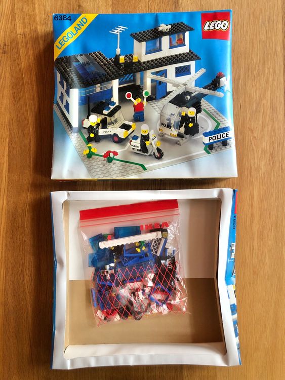 1983 Lego Police Station 6384 Legoland OVP + Teile Polizei (Gebraucht ...