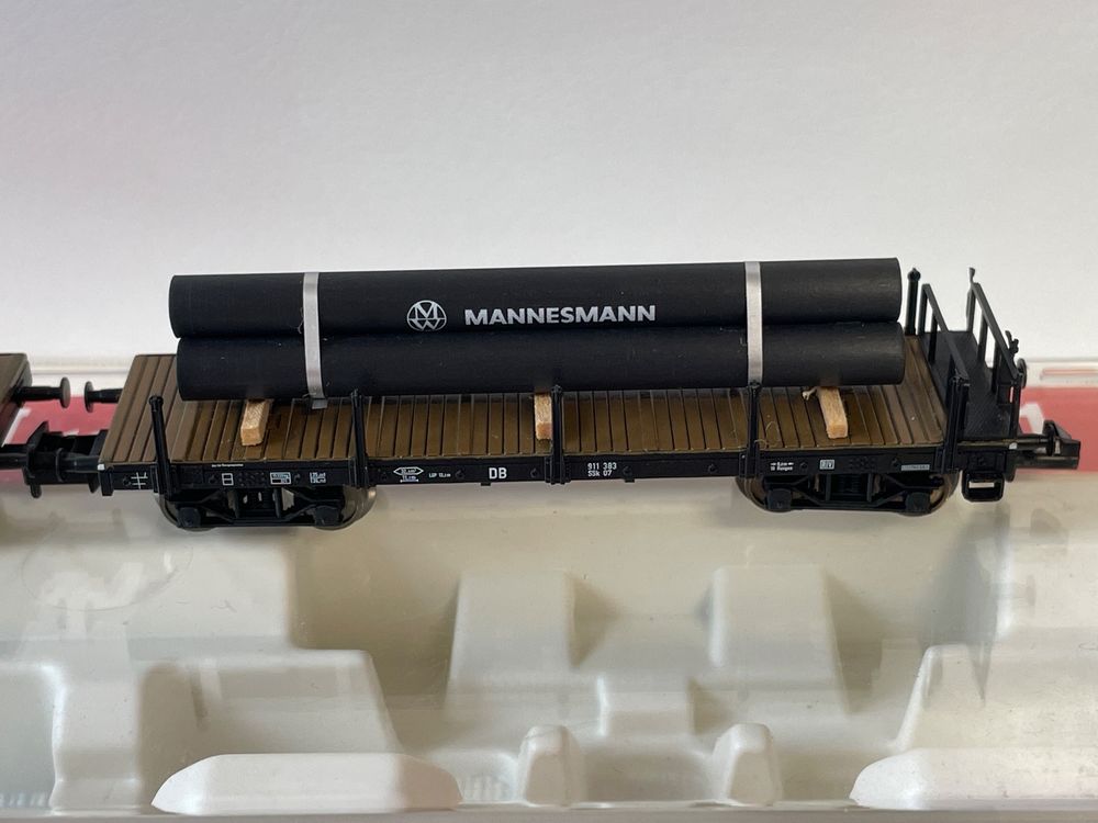 Fleischmann 99 8811 K, limitierte Serie, Rungenwagen Röhren (Neu und ...