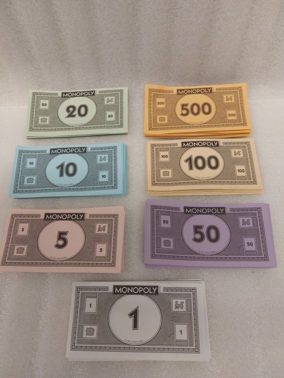 Geld - Mini Banknoten für Brettspiele (MONOPOLY) Frs.1 (Gebraucht) in ...