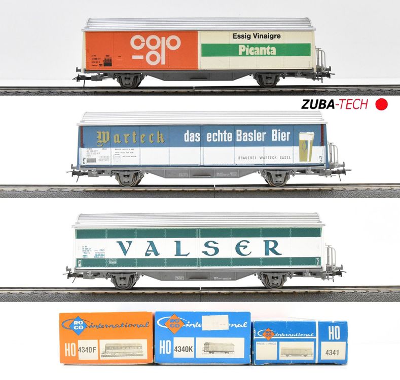 Roco 3x Schiebewandwagen der SBB GS H0 mit OVP (Neu (gemäss Beschreibung)) in St. Gallen für CHF ...