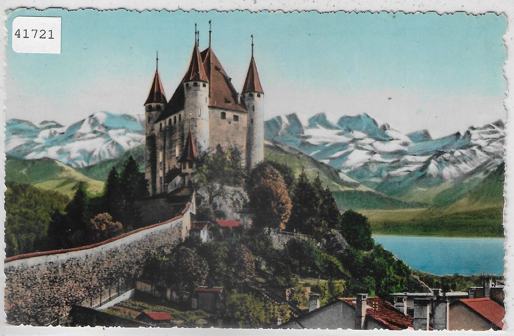 Thun - Schloss mit Blümlisalp (Gebraucht) in Ettingen für CHF 2 – mit Lieferung auf Ricardo kaufen