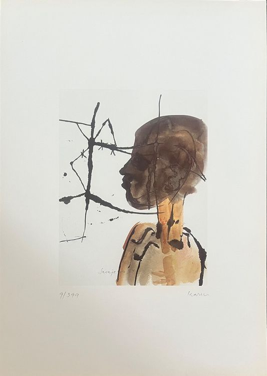 Jean Marin (1937) Seriegraphie, Handsigniert (Gebraucht) in Root für ...