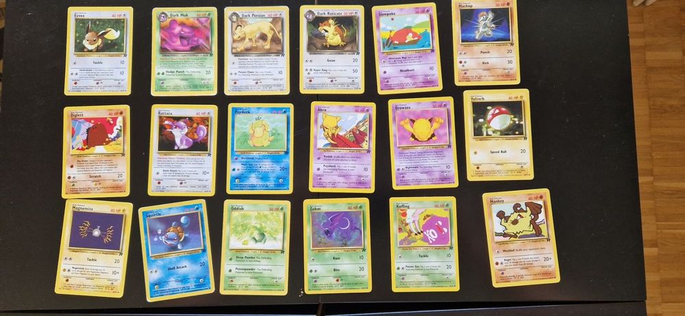 Pokemon Team Rocket Set EN 32 stk. Sqirtle Dark Persian Muk | Kaufen ...