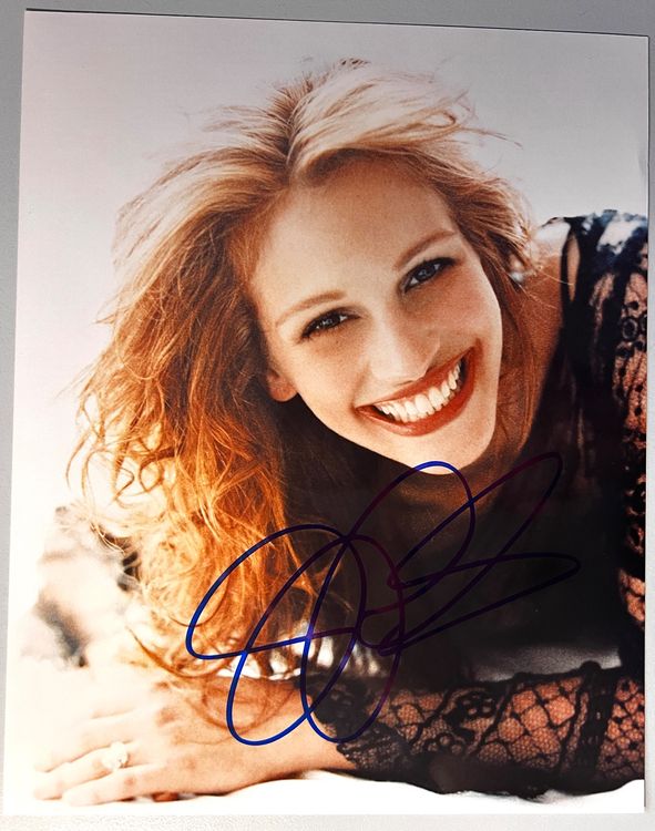 JULIA ROBERTS Original Autogramm 20x25 mit COA Zertifikat! (Neu (gemäss ...