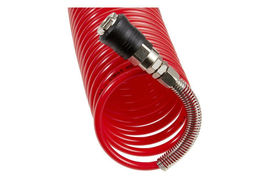 Arwin | Spiralschlauch | 10m | 6x8mm | 10 bar | mit Kupplung (Neu und ...