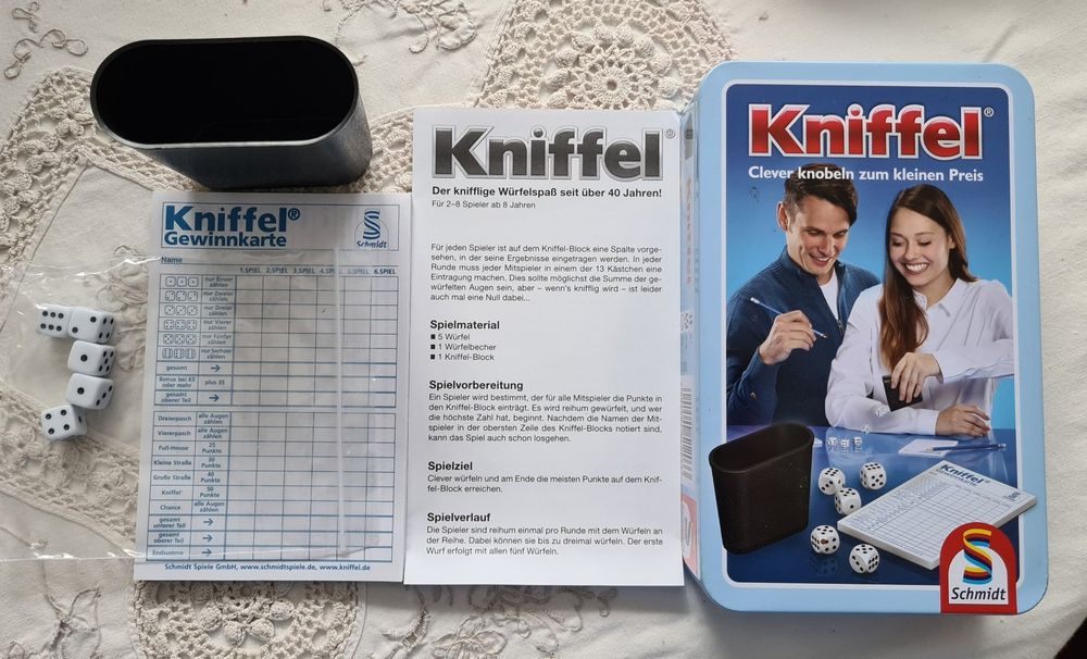 Kniffel Würfelspiel (Neu (gemäss Beschreibung)) in Lyss für CHF 7 – mit ...