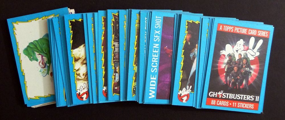 GHOSTBUSTERS II TRADING CARD SET 88 CARDS + 11 STICKERS 1989 (Gebraucht ...
