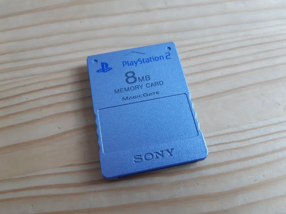 Original Sony PS2 Memory Card 8MB Speicherkarte AQUA BLUE (Gebraucht) in Welschenrohr für CHF 39 ...