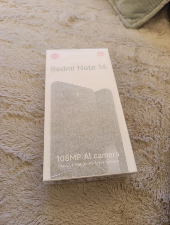 Redmi Note 14 Midnight Black - 6GB RAM - 128GB ROM - Neu! (Neu und ...
