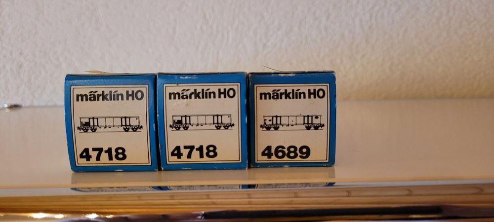 4689, 4718 Märklin Hochbordwagen (Gebraucht) in Thürnen für CHF 60 ...